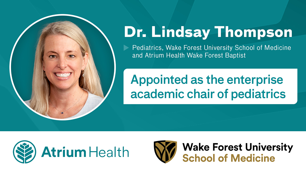 New Enterprise Academic Chair of Pediatrics Appointed