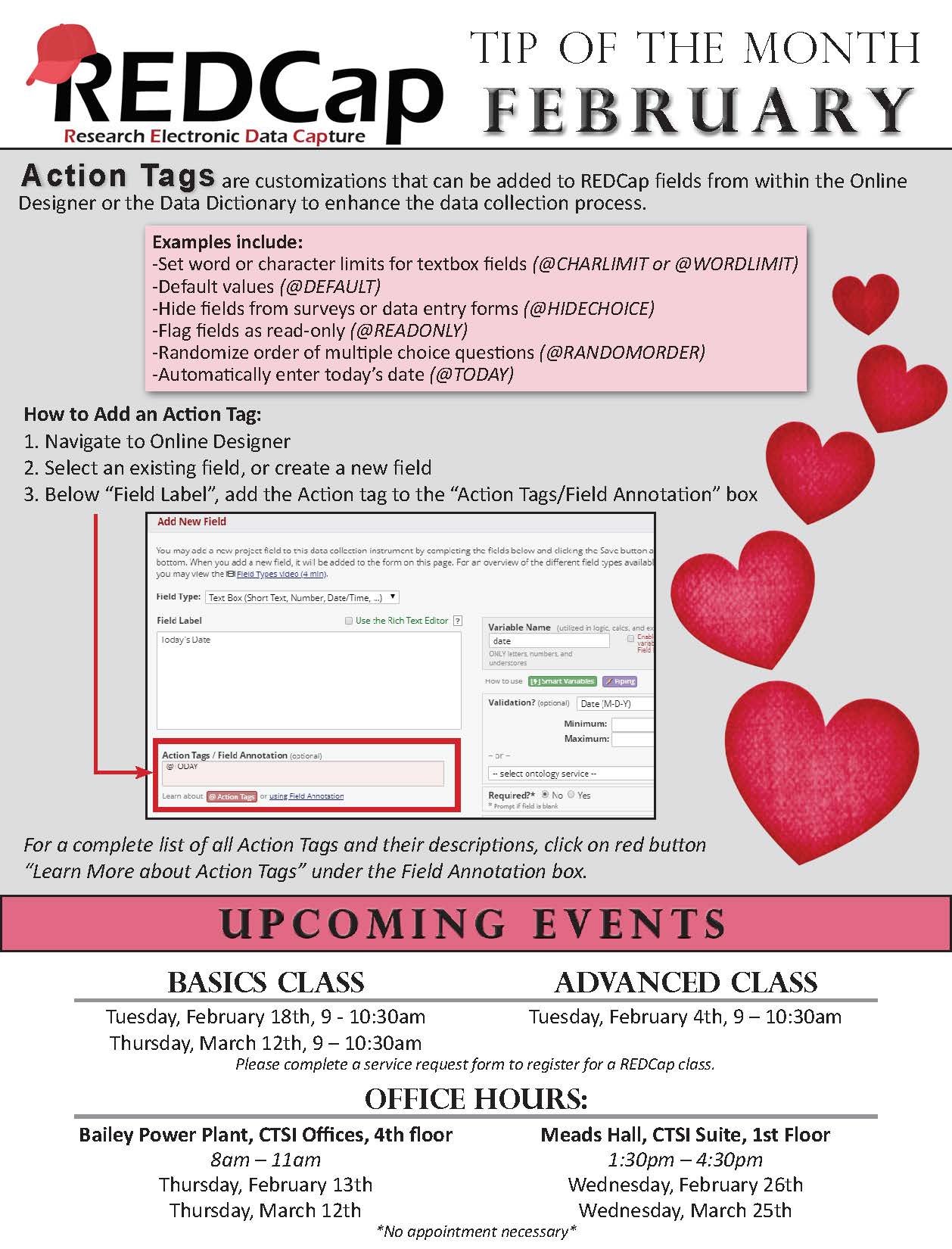 Action Tags Redcap February Tip Of The Month Research Administration Ctsi